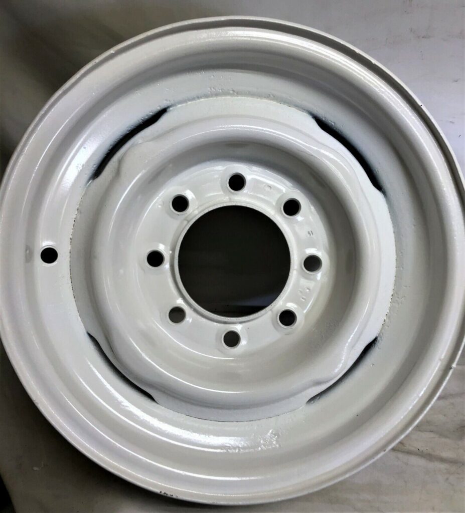 16 Inch 8 Lug Wheel Rim Fits 2500 Chevy GMC Van 8008 White - Wheels ...