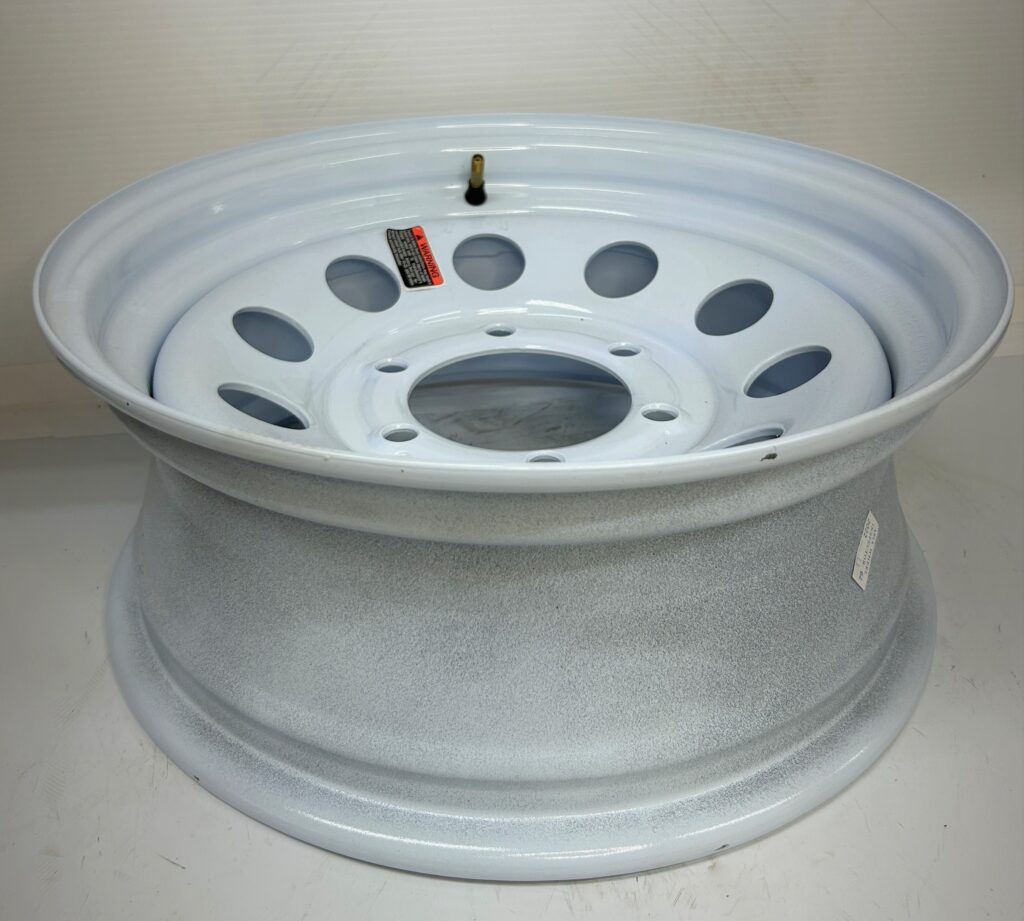 16 Inch 6 Lug RV Camper Utility Trailer Wheel Rim White Mod New ...